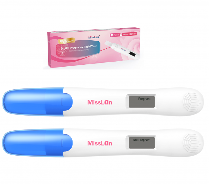 OEM Digital Pregnancy Rapid Test Kit Ergonomic Handgrip